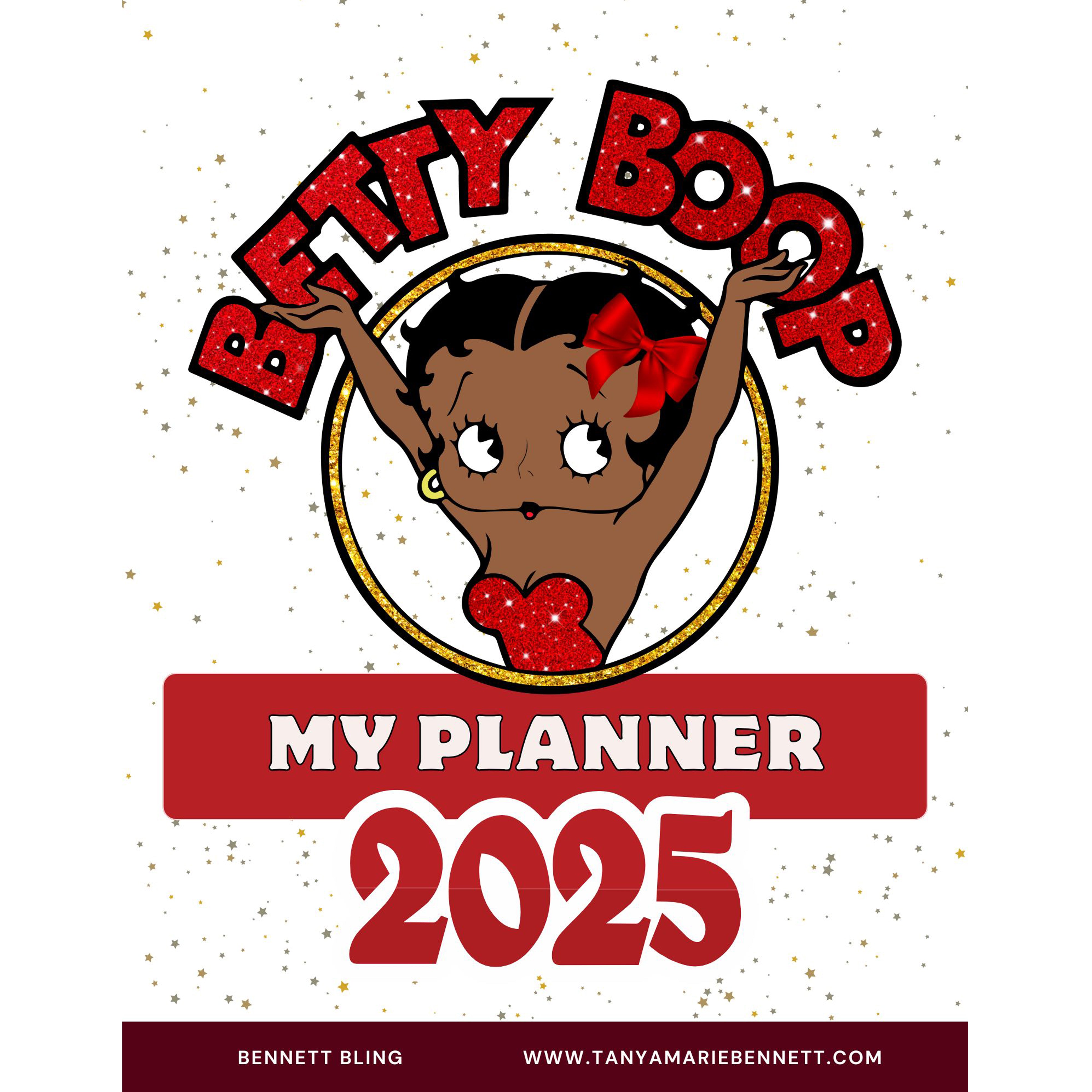 Betty Boop 2025 Planner, Digital Planner 2025, Printable Planner, Budg ...